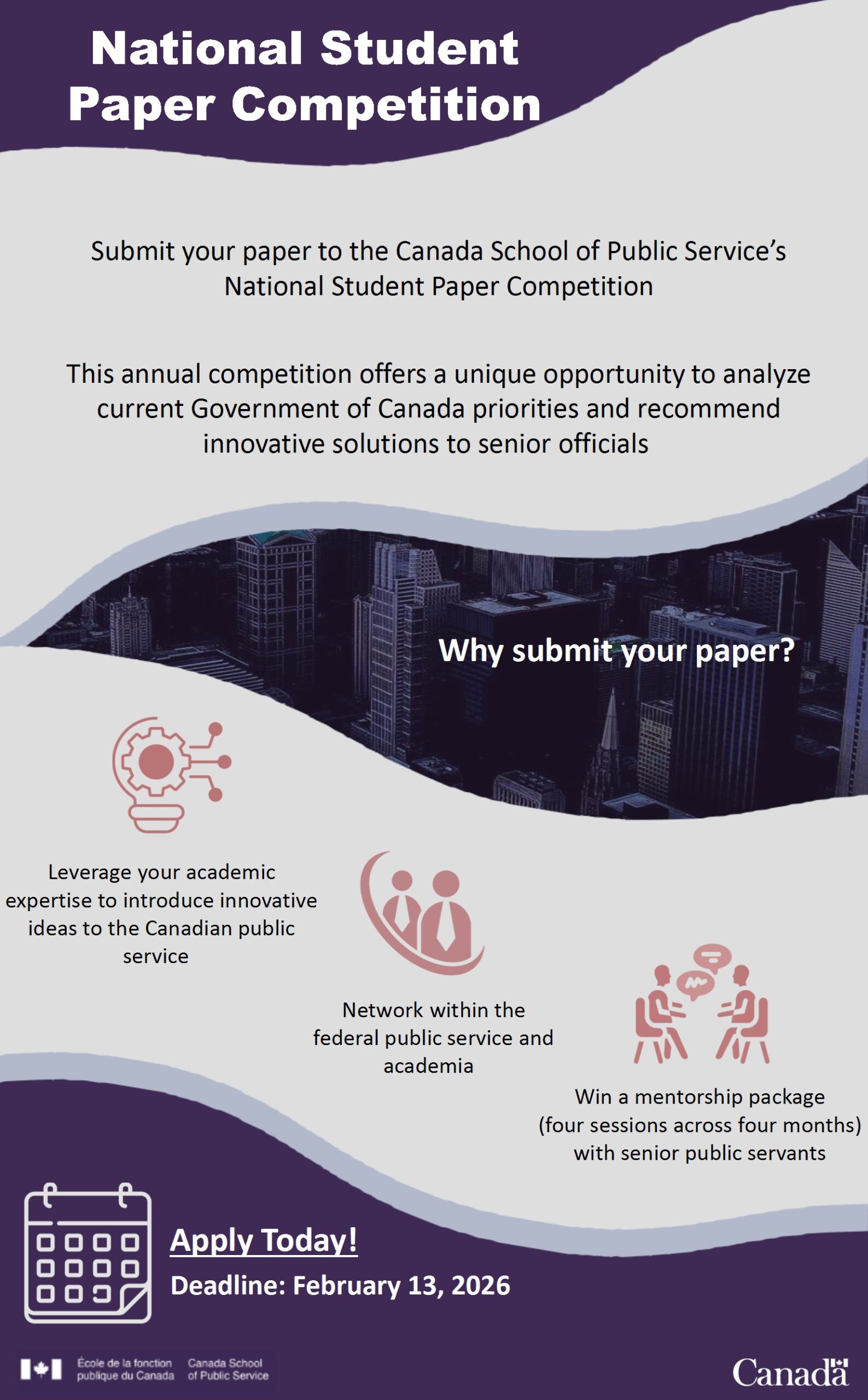 The National Student Paper Competition (NSPC) is open for submissions ...
